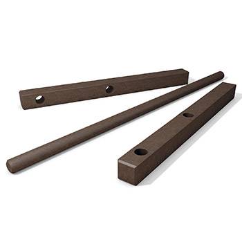 paddock rails brown parts - The Plastic Company