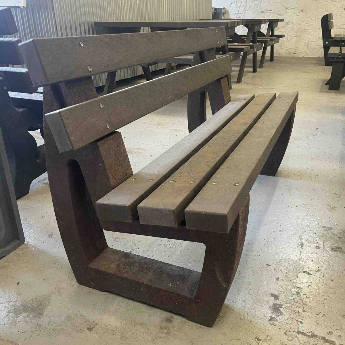 Recycled Plastic Park Benches for Sustainable Spaces