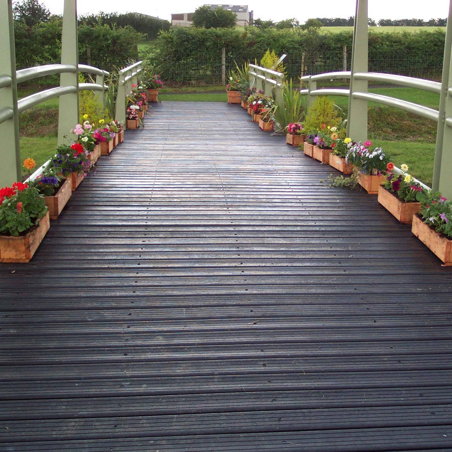 Recycled Plastic Bridge Components for Sustainable Construction